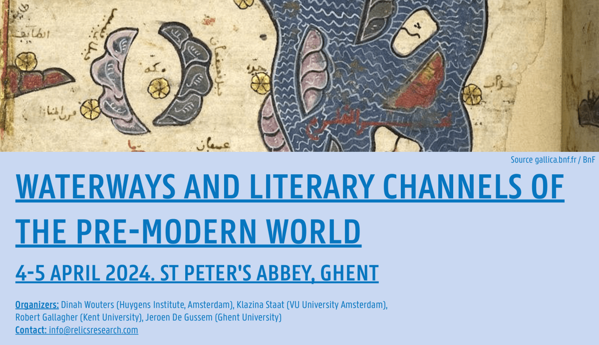 Waterways and Literary Channels of the Pre-Modern World (Ghent ...
